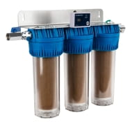 3-stufige Wasserfilterstation mit UV Entkeimung